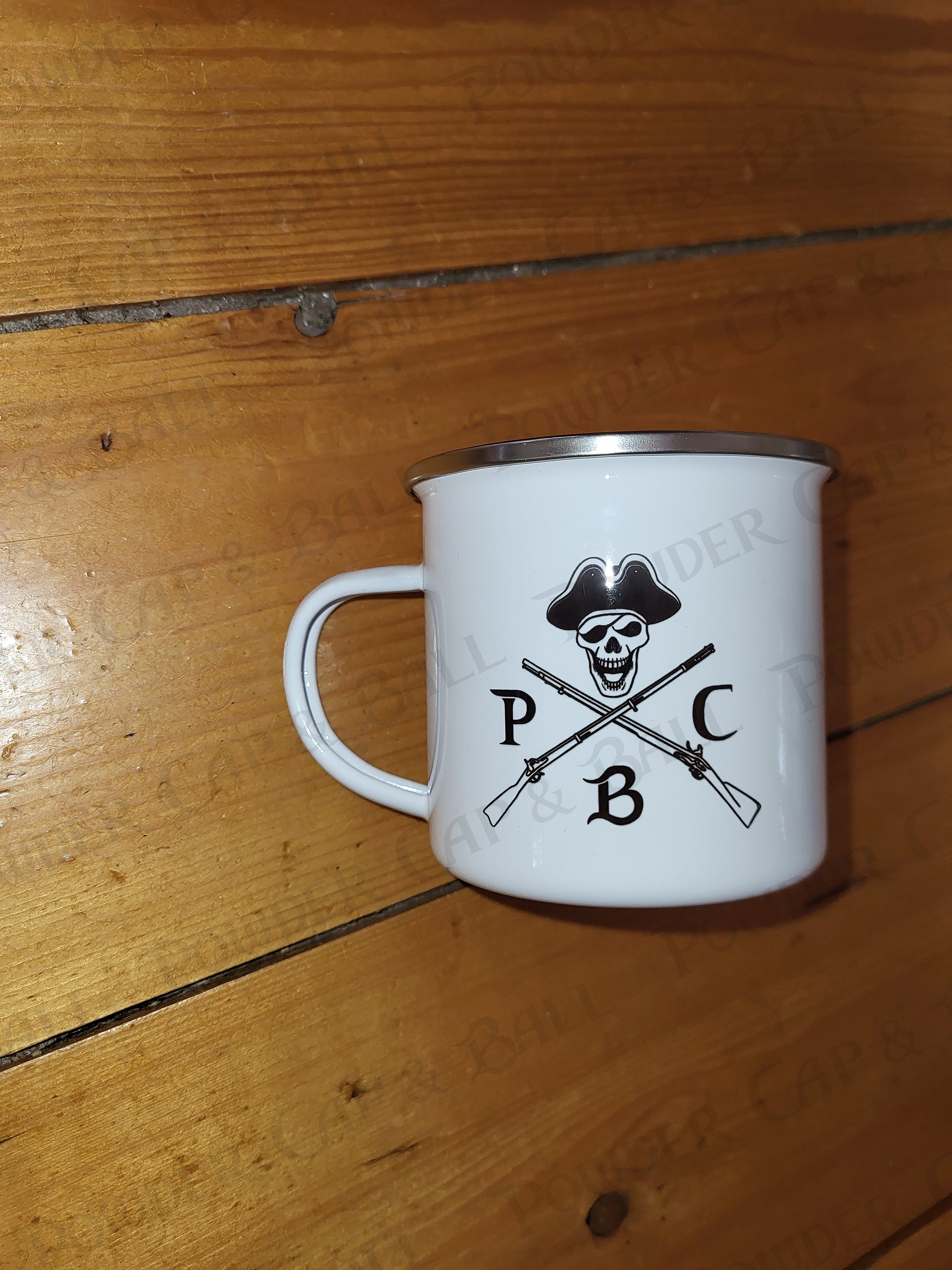 PCB enamal mug – Powder Cap & Ball