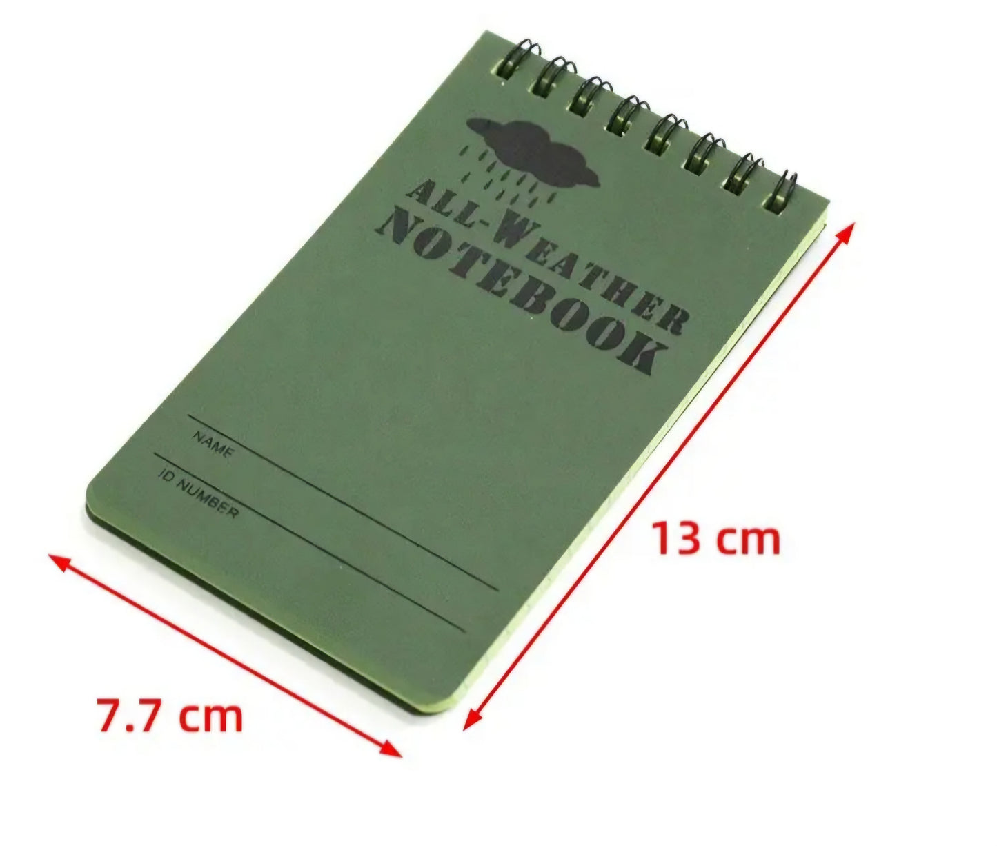 All weather write in rain note pad – Powder Cap & Ball